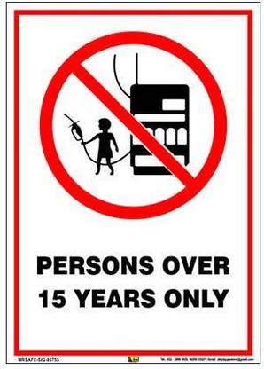 Mr. SAFE Persons Over 15 Years Only In Superior Quality Flex (48 Inch X ...