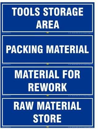 Mr. SAFE Area Identification Board In Eco Vinyl Sticker - Self Adhesive ...