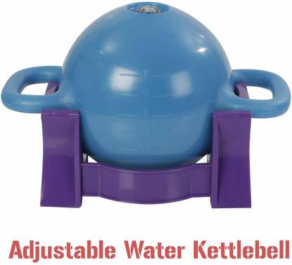 FITSY Water Filled Adjustable Kettlebell Water Dumbbell Weight 1 to 6 ...