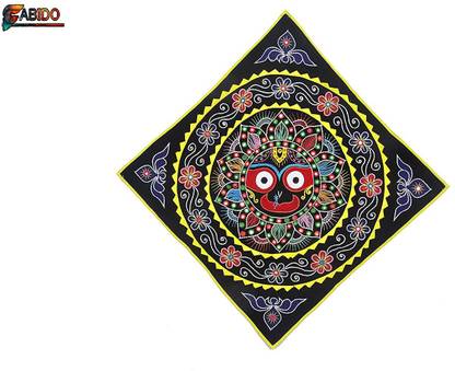 Fabido Handicrafted Pipili Applique Work Chandua Lord Jagannath Wall ...