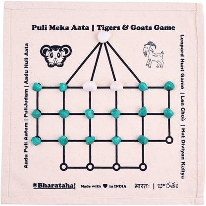 Bharataha Puli Meka Game | Puli Joodam | Aadu Puli Aatam | Huli Gatta ...