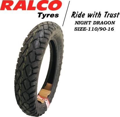 RALCO TYRES 110/90-16 NIGHT DRAGON 110/90-16 Rear Two Wheeler Tyre Price in India - Buy RALCO ...