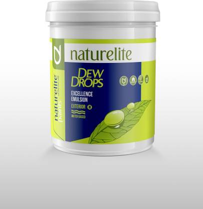 Naturelite Paints Dew Drops Excellence Emulsion Exterior White Emulsion ...