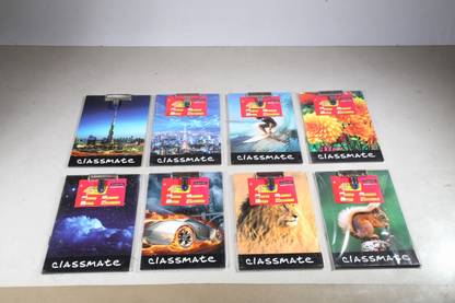 Flipkart.com | Classmate 3D EXAM PAD LONG SIZE STRONG 8 QTY PACK