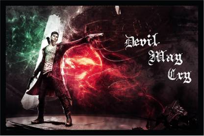 Devil May Cry DMC Game Poster with Frame F-1 Paper Print - Quotes ...