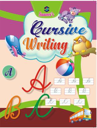 Cursive Writing A KG English Alphabet Writing Books For Kids, Early ...