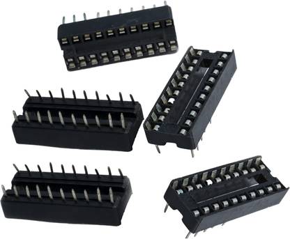 Ovicart 20 Pin Dip Ic Socket-Base-Connector Electronic Components Electronic Hobby Kit Price in ...
