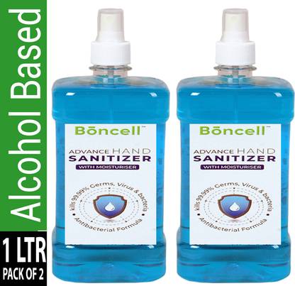 Boncell Liquid Base 70 % IP ALCOHOL Hand sanitizer kills 99.99% germs ...