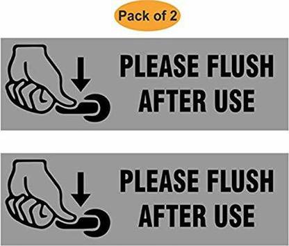 Signkart Please Flush After Use Emergency Sign Price in India - Buy ...