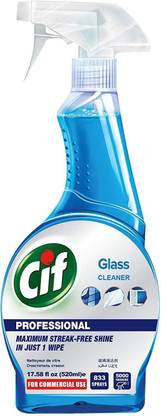 Cif Glass Cleaning Spray, Clean And Shining Surfaces,( 450 ml ) Price ...