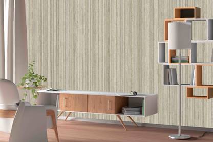 Excel Wall Interiors Paper Decorative Brown Wallpaper Price in India ...