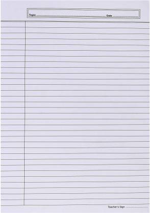 Flipkart.com | snow crafts Single Colour Ruled A3 150 gsm A3 Paper - A3 ...