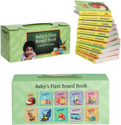 Learning Board Books For Kids (Set Of 10): Buy Learning Board Books For ...