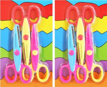 Flipkart.com | Parteet Zig Zag Paper Cutting Scissor-for Birthday Party ...