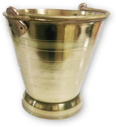 Ashok BRASS BUCKET WATER BATHROOM 12 L Copper Bucket Price in India ...