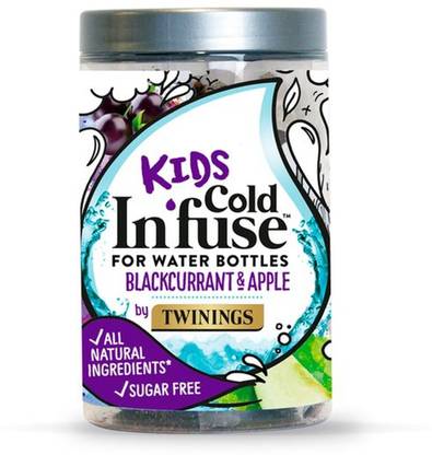 Twinings Kids Cold Infuse for Water Bottles with Blackcurrant & Apple ...