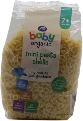 Boots Baby Organic Mini Pasta Shells - 250g Baby Snacks 250 g Price in ...