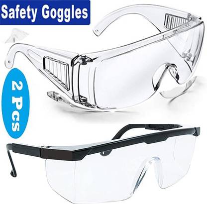 Trendy Traders SAFETY GOGGLES ANTI FOG COMBO Glasses Eye Protection ...