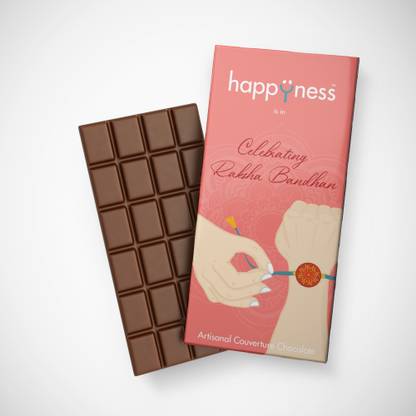 happyness Artisanal Raksha Bandhan Chocolate Gift - 100 g White ...