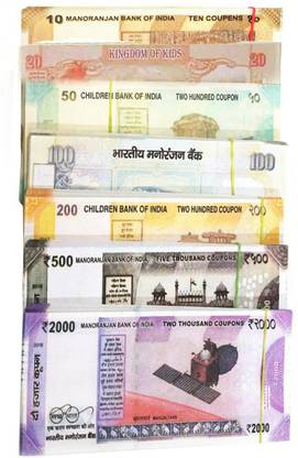 VK MART Indian Currency Notes for Fun Paper Kids Fake Notes Gag Toy ...
