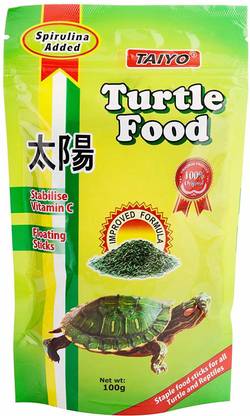 TAIYO TURTLE Food Premium Quality 100 grams with added SPIRULINA 0.1 kg ...