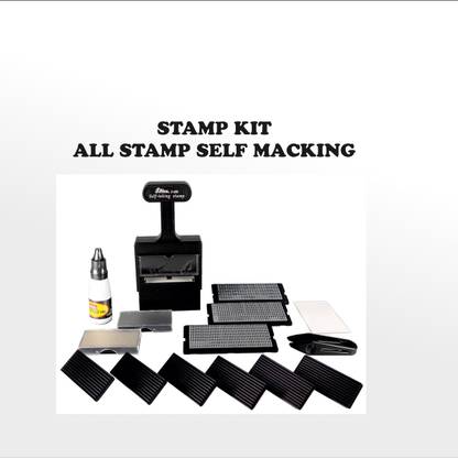 SHINY Rubber Stamp Self-Inking Printing Kit Self Making S-600 Self ...