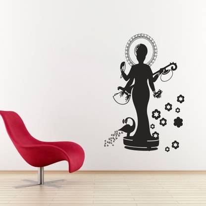 Sticker Hub 80 cm 'Surya Namaskar' Wall Sticker (PVC Vinyl, 91 cm x 121 ...