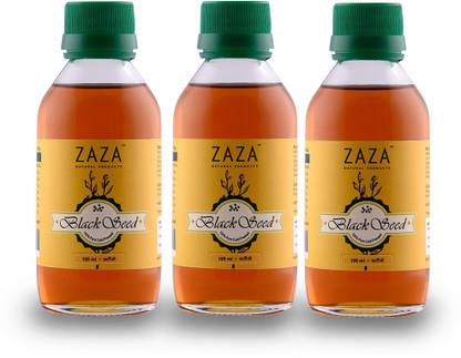 ZAZA Black Seed Oil Pack Of 100 ML (COMBO_3) Carom Seed Oil Plastic ...