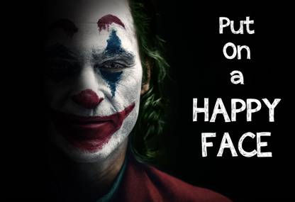 Put on a Happy Face Paper Print - Personalities posters in India - Buy ...