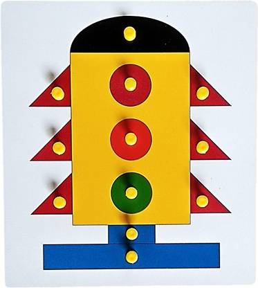 smart kidz WOODEN SIGNAL EDUCATIONAL PUZZLE FOR KIDS AND LEARNING TOYS ...