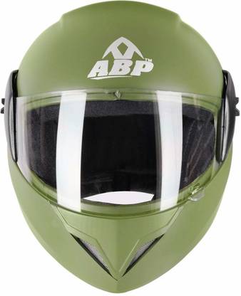 ABP Nitro Racing Motorsports Helmet Army green (Matte) Motorbike Helmet ...