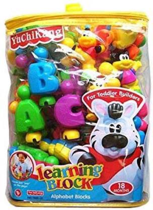 Fanatic Store Alphabets ABC Learning Building Block for Kids with 100% ...