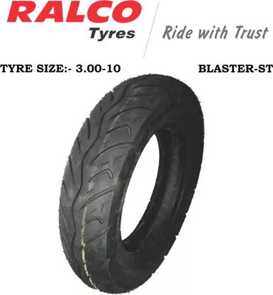 RALCO TYRES 3.00-10 BLASTER -ST 3.00-10 Front & Rear Two Wheeler Tyre Price in India - Buy RALCO ...