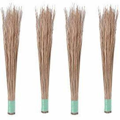 NEW TREND Narial Jharu 2.5feet with plastic grip - 4pcs broom Coconut ...