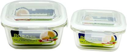 BOROSIL Glass Grocery Container - 520 ml, 320 ml Price in India - Buy ...