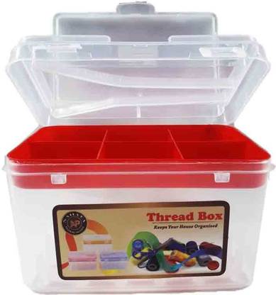Three Mask Three Layer Empty Sewing Thread Box Sewing Kit Price in ...