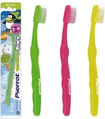 Pierrot PIWY KIDS TOOTHBRUSH (2 Yrs – 8 Yrs) ( Pack of 3) Soft ...