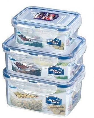 LOCK & LOCK Plastic Fridge Container - 180 ml, 470 ml, 350 ml Price in ...