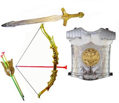 HALO NATION Bahubali Warrior Set - Knights Fancy Dress Cosplay - King's ...