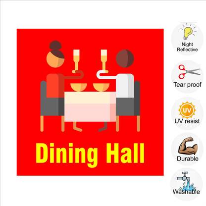 pilot18 DINING HALL Emergency Sign Price in India - Buy pilot18 DINING ...