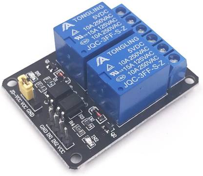 Robotronics 2 Channel DC 5V Relay Module for Arduino UNO R3 DSP ARM PIC ...