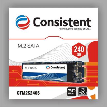 Consistent SATA3 240 GB Laptop, Desktop, All in One PC's Internal Solid ...
