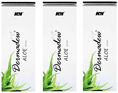 Dermadew Aloe Lotion for men and women, 50ml - Pack of 3 - Price in ...