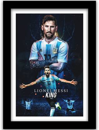 Lionel Messi Poster with Frame - Lionel Messi Framed Poster for Room ...