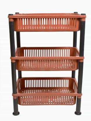 mastBus Fruits/Vegetables Kitchen Rack Plastic Fruit and Vegetable ...