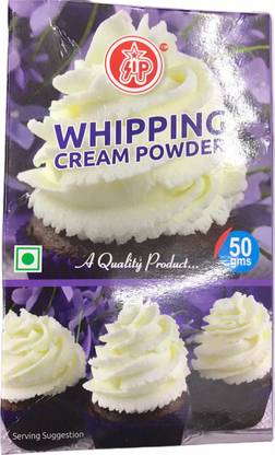 Sip Whipping Cream Powder 50gm, Whipping Cream for Cakes, Whipped Cream ...