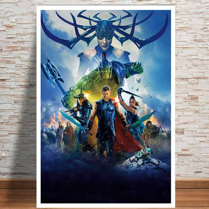 Thor Ragnarok Hulk and Heros Art Painting Home Decor for Room Posters ...
