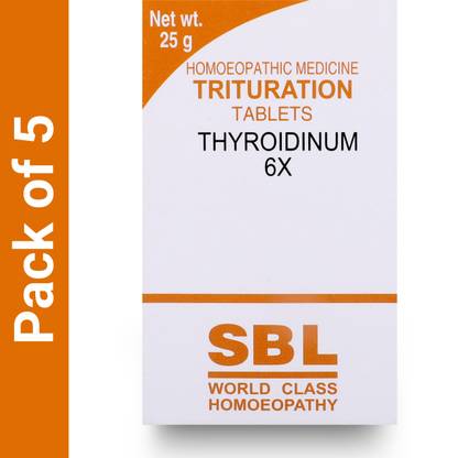 SBL Thyroidinum 6X Tablets Price in India - Buy SBL Thyroidinum 6X ...