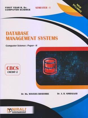 DATABASE MANAGEMENT SYSTEMS - B.Sc. Computer Science Paper 2 - First Year (FY) Semester 1 - SPPU ...