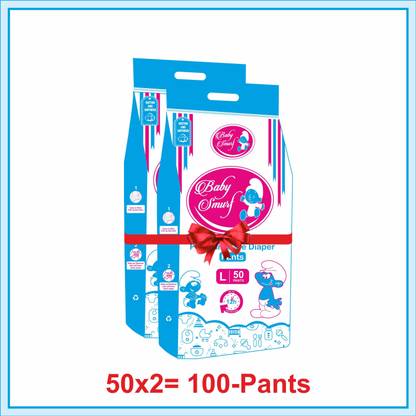 Baby Smurf L=100 - L - Buy 100 Baby Smurf Pant Diapers for babies weighing